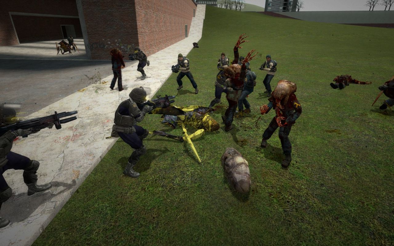 【GMOD】模组推荐:NPC大乱斗_单机游戏热门视频
