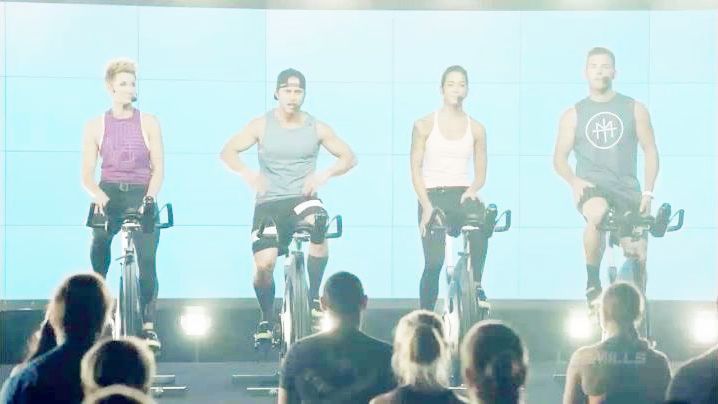 跟着视频骑莱美动感单车——爬山训练