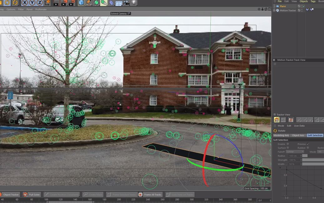 Cinema 4D R20 -C4D 20 一键运动跟踪 看起来方便