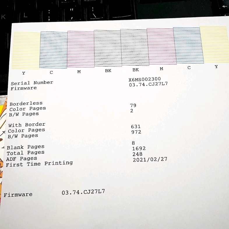 打印机打印张数查询方法