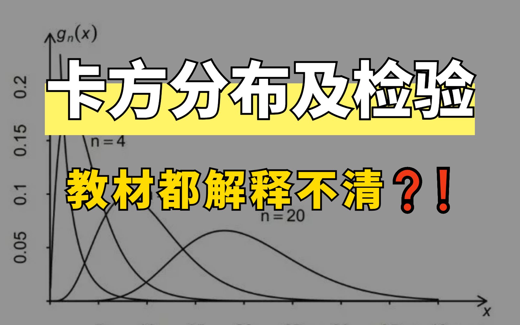 卡方检验就这么简单?这20分钟让我豁然开朗_轻松理解医学统计27