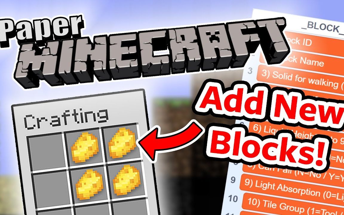 ...�️ 一个Scratch教程 | How to MOD Paper Minecraft ߒ�ߛ�️ A Scr