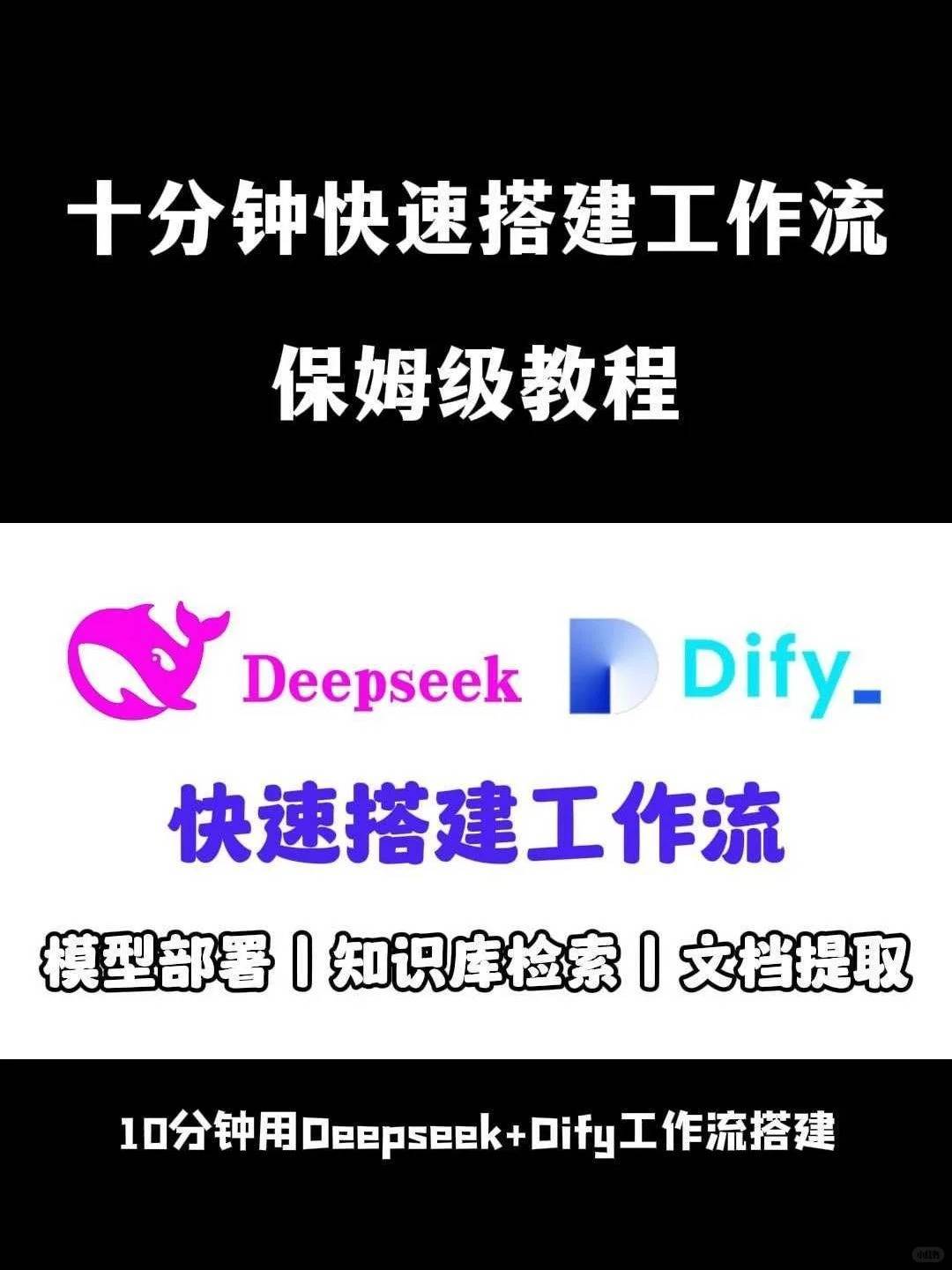十分钟DeepSeek+Dify快速搭建智能客服系统