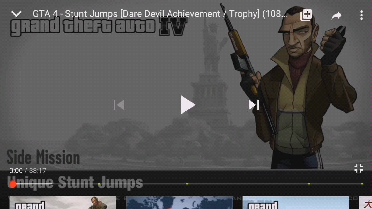 GTA4(侠盗猎车手4)stunt jump 极限跳跃成就攻略