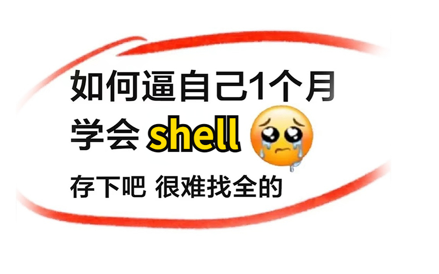 【shell精华版教程】哭了,现在才知道,原来shell自动化运维得这么学!