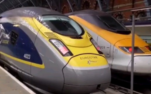 欧洲之星列车体验!从伦敦圣潘克拉斯到巴黎北站。