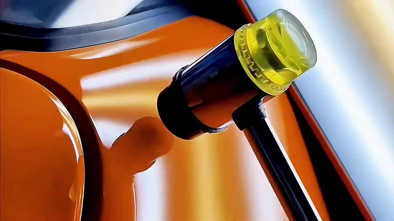 汽车铁皮凹陷无痕修复,全程不掉漆无需钣金!