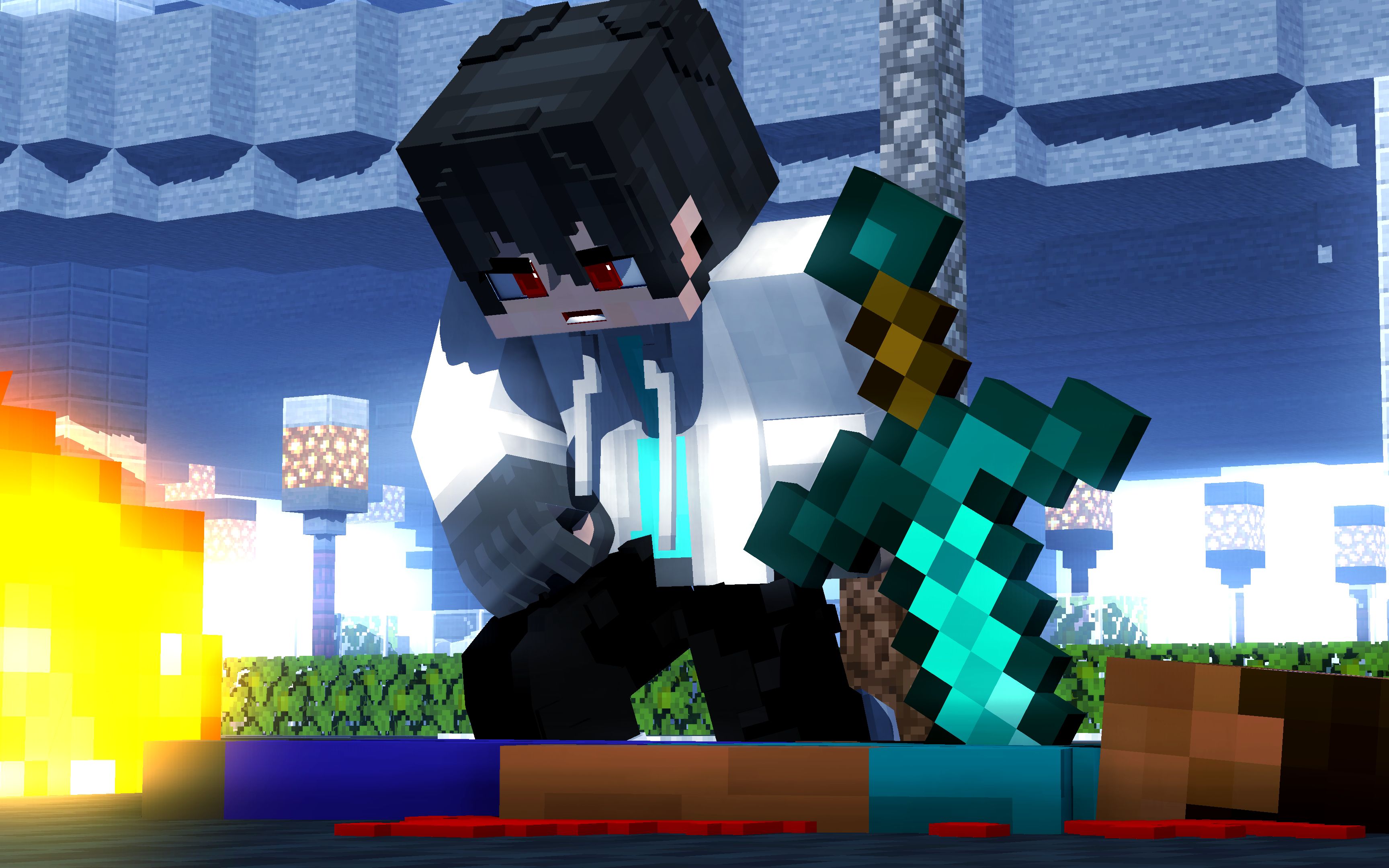 我的世界打斗动画《停车场争执》制作不易,求一个点赞!