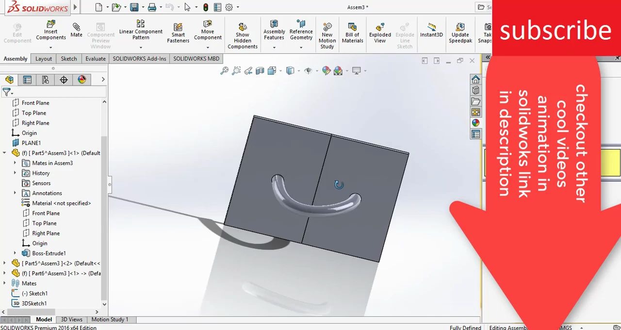 【SolidWorks】电线弯曲动画 wire bending animation