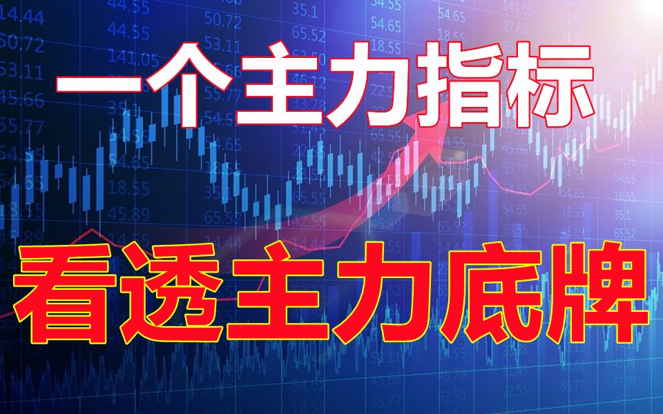 1个指标看穿主力底牌,无论建仓拉升出货,一目了然!看懂避坑