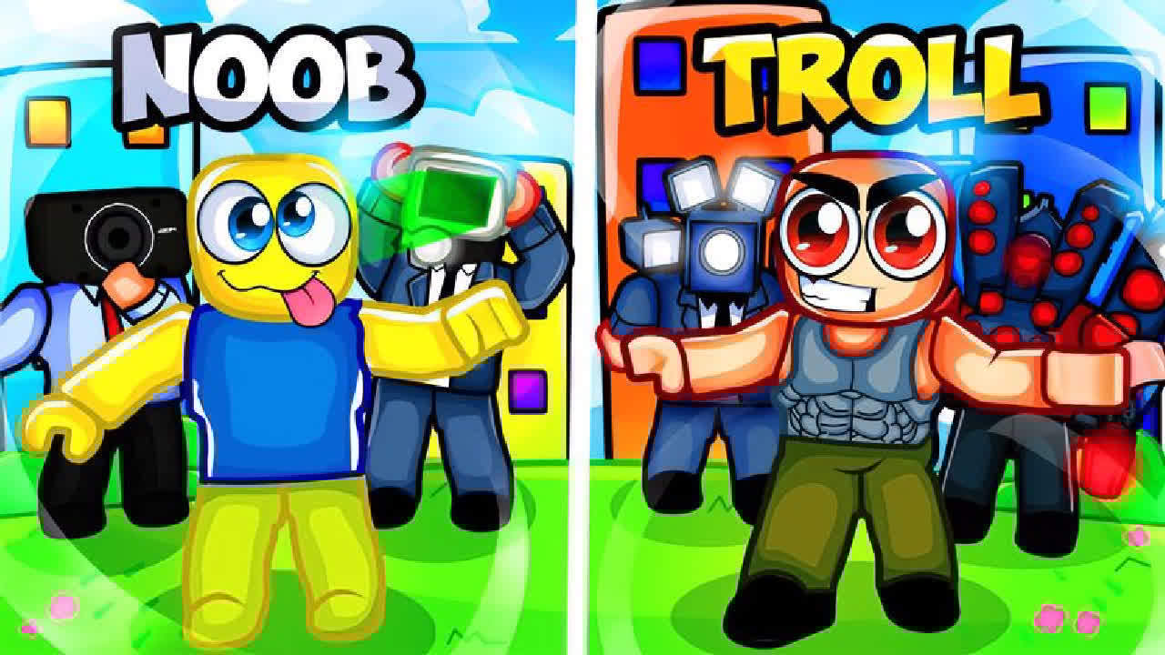 Roblox小兵塔防模拟器:小飞象红色警戒阻挡黑衣人进入营地!
