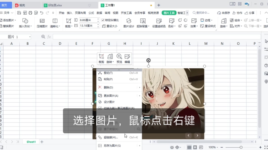 表格-图片嵌入单元格