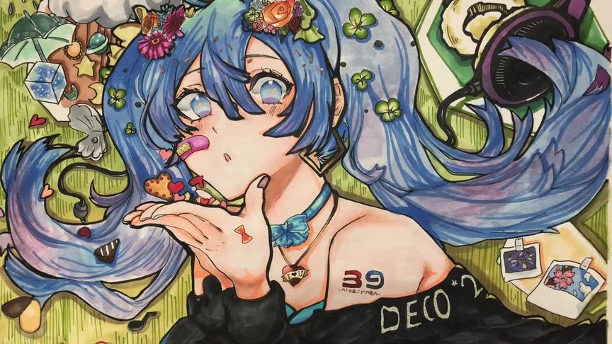 有没有喜欢这个小姐姐的!#美术设计课堂 #动漫 #插画 #考研