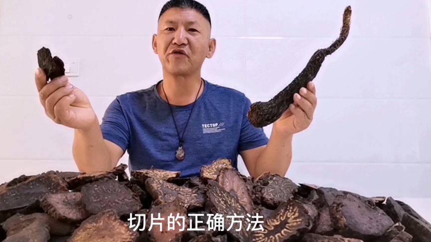 整根的油苁蓉自己切片的正确方法