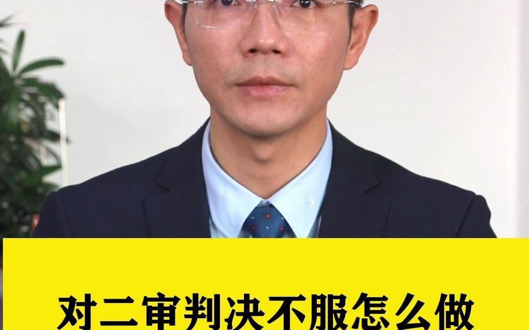 对二审判决不服怎么做