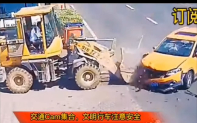 不遵守交通规则,害人害己。交通事故合集。