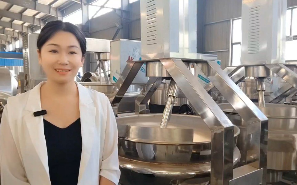 行星搅拌炒锅学校食堂酒店厨房食品加工设备,炒菜酱料馅料火锅底料...