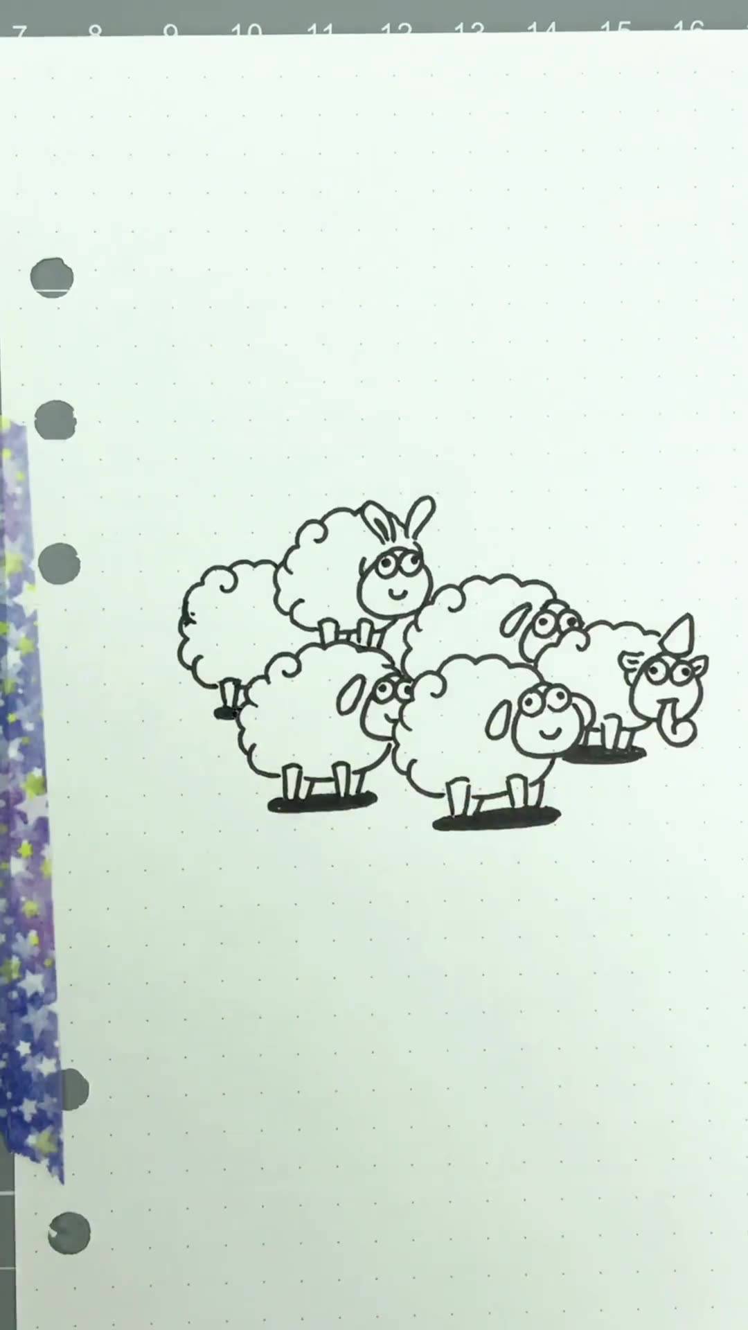 教你画羊了个羊手账