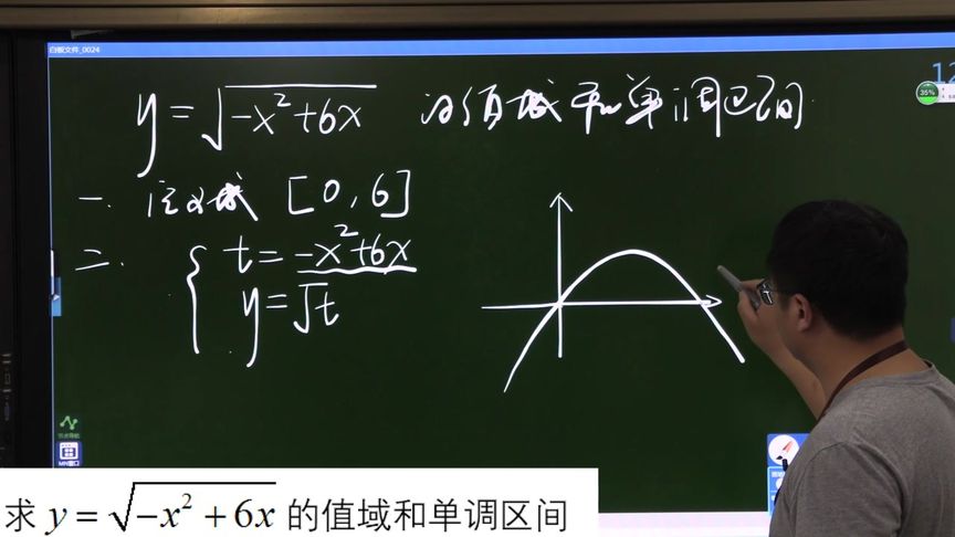 高中数学——函数——求根号下二次函数的单调区间和值域