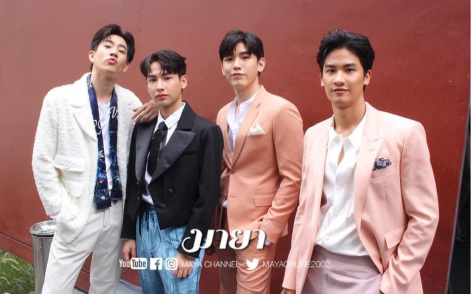 【筒子团】OffGun TayNew idolo活动 MAYA 媒体采访拍照 筒子团cut