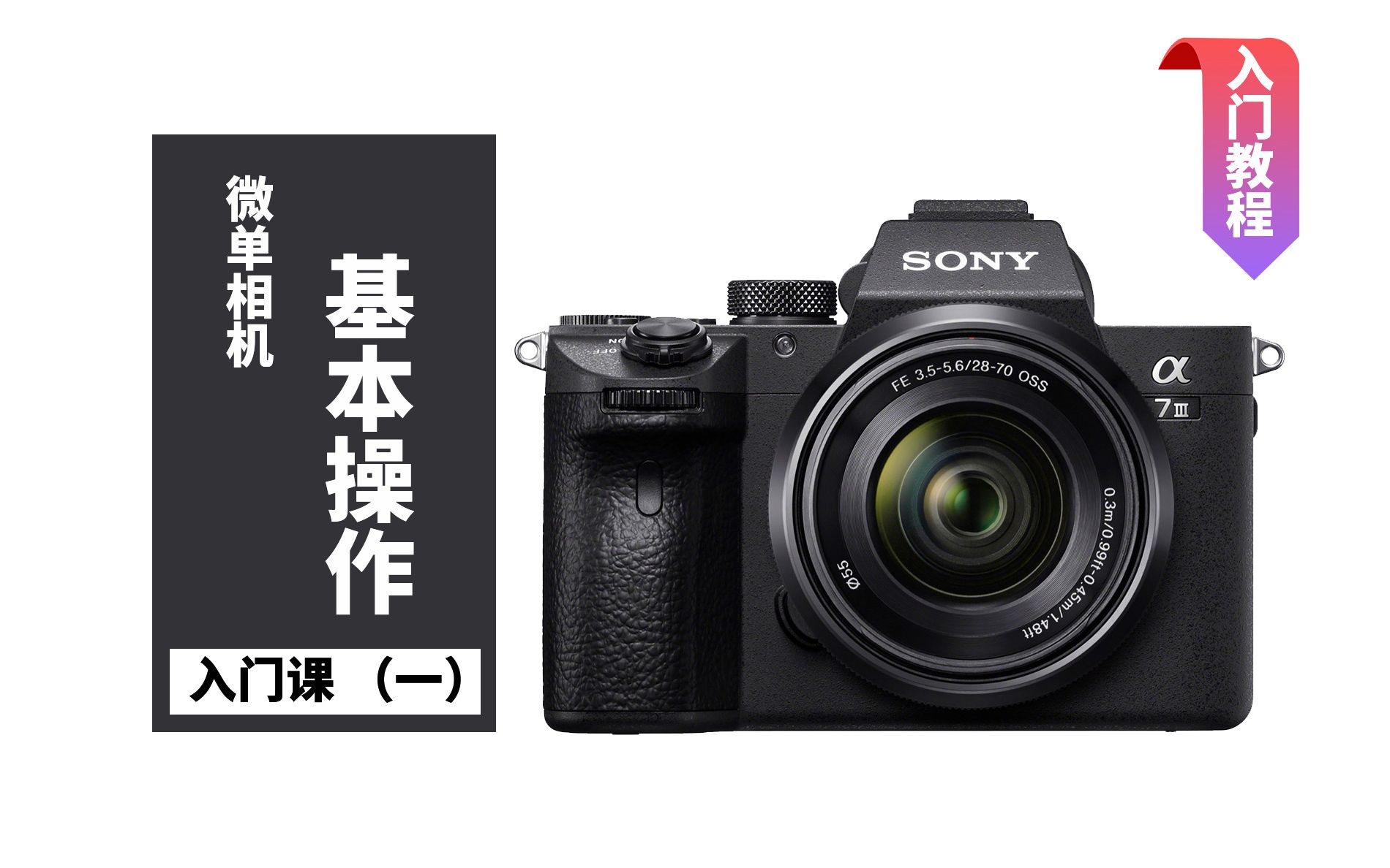 微单新手入门课|相机基本操作