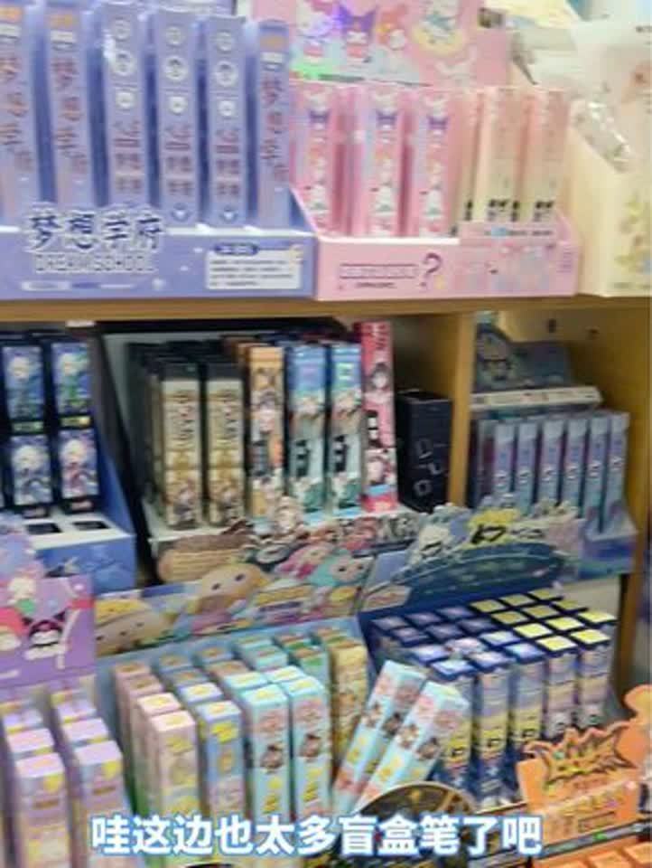 这盲盒笔够我用三年了吧!#丁丁式闺蜜 #文具 #盲盒