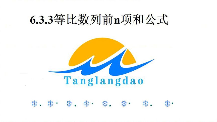 6.3.3等比数列的前n项和