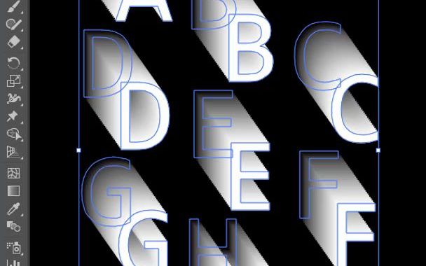 AI彩色半调海报