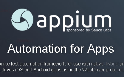 【入门教程】appium