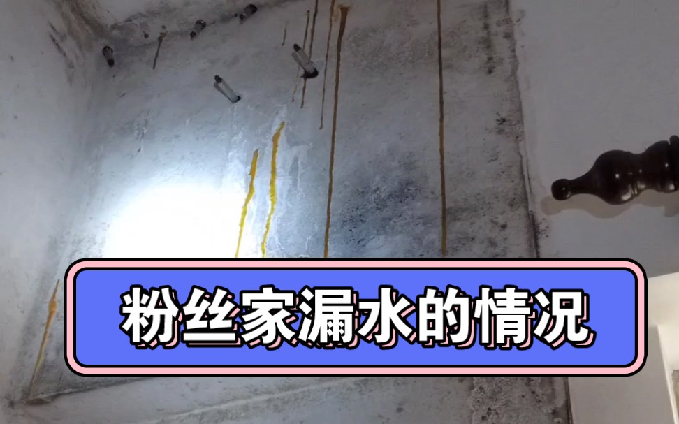 粉丝家客厅、客房,出现不同成度的漏水,也叫过维修师傅进行过注浆。...