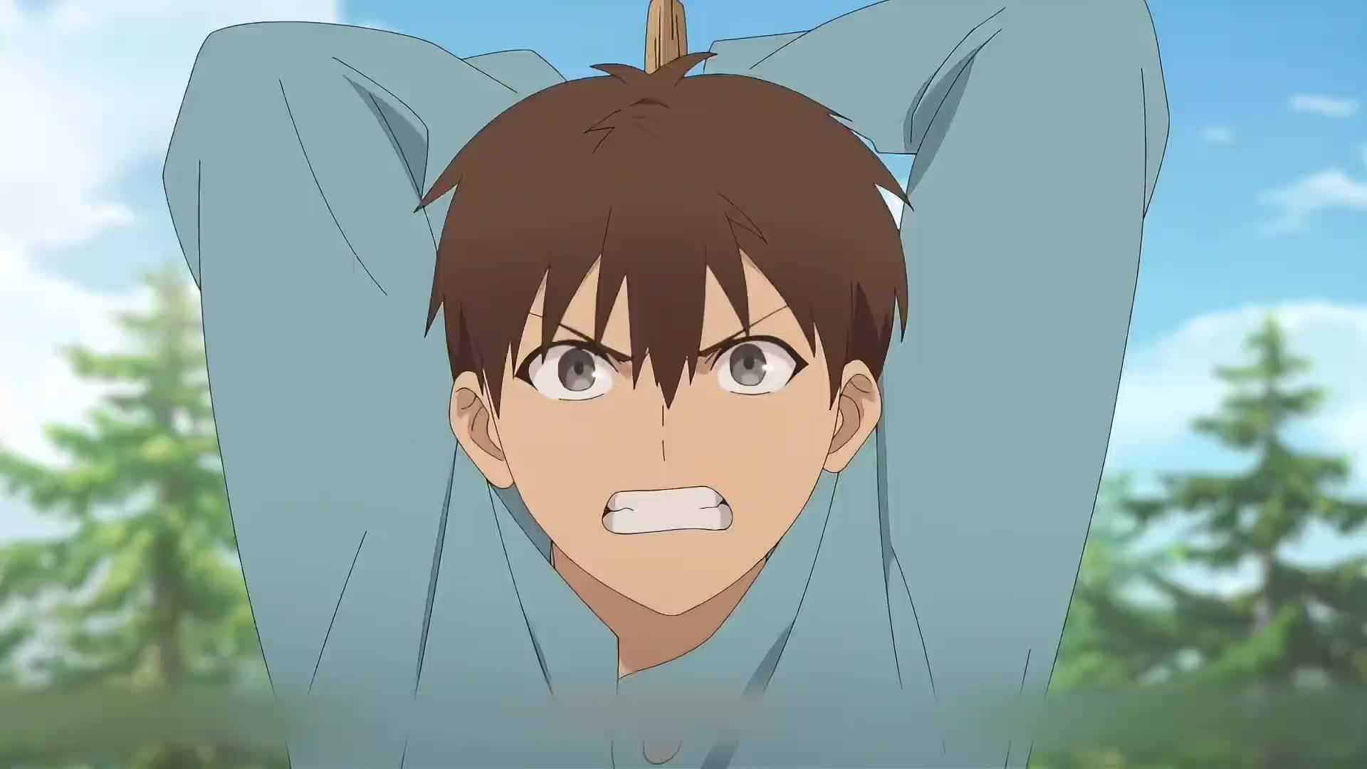 男孩将振刀玩到极致,一刀震死牛魔王 #七月新番 #内容启发搜索 #新番...