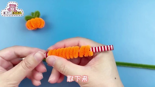 用扭扭棒能做什么,用扭扭棒扭小南瓜教程,简单的幼儿园手工作品