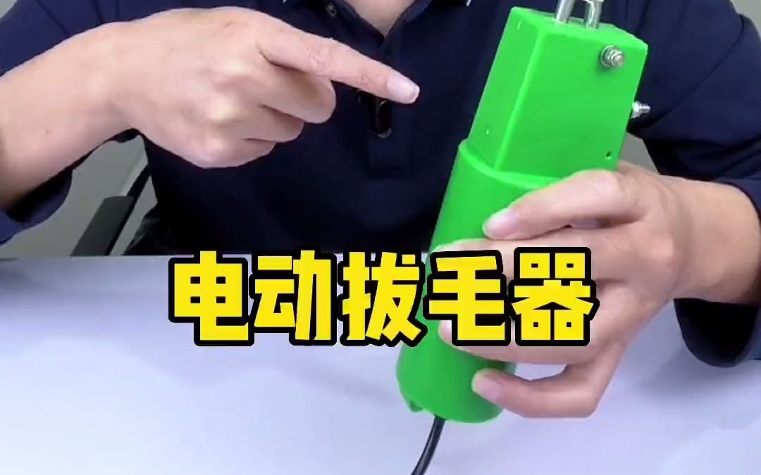 电动拔毛器真的能轻松拔鸡鸭鹅毛吗?我们来测一下