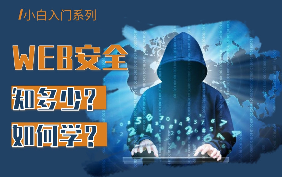 【小白入门】如何学好WEB安全?看这一个视频就够了!