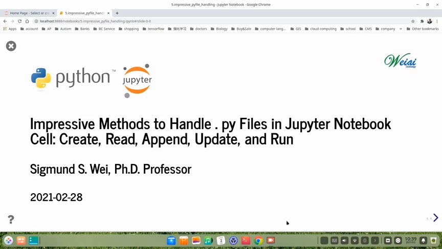 Jupyter notebook实用技巧英语课(5):如何处理Python文件