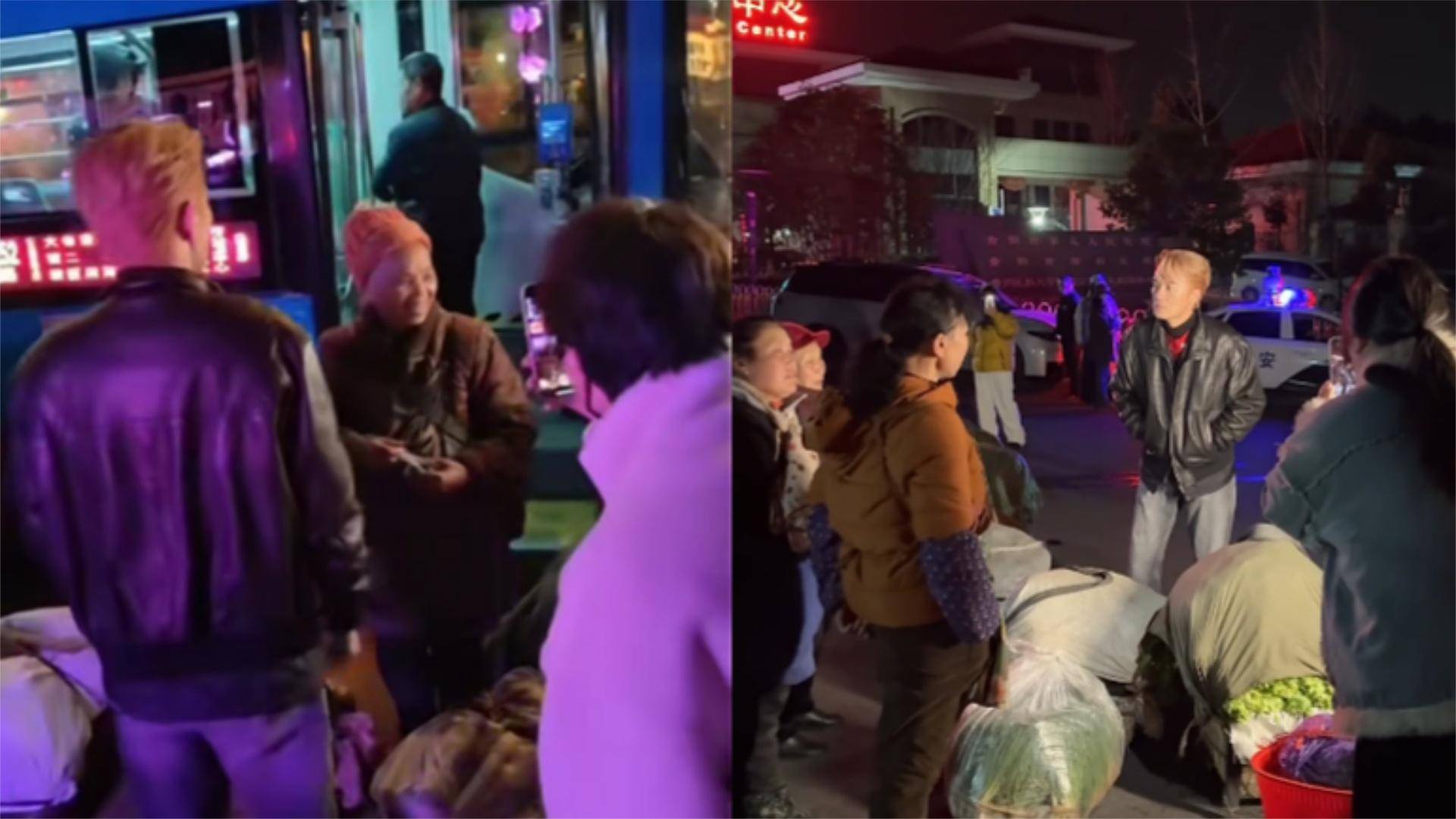 吴克群刚救完场就现身贵阳菜场