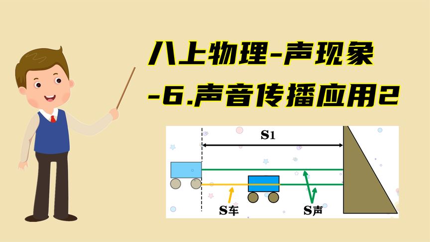 八上物理-声现象-6.声音的传播2 掌握两种计算常考类型及书写格式