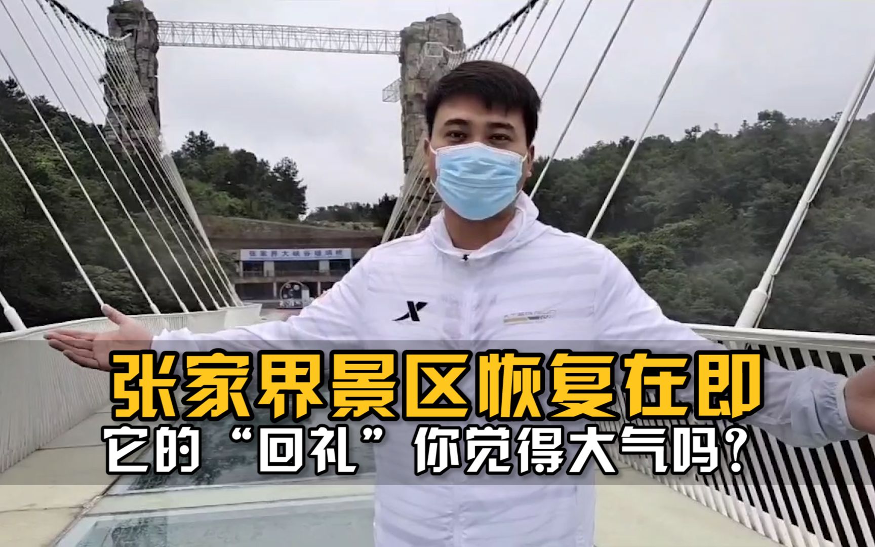 点赞!张家界景区恢复在即,它的“回礼”你觉得大气吗?