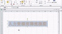 馨雅慧现场视频讲解EXCEL2010中如何进行人力资源招聘流程图的制作