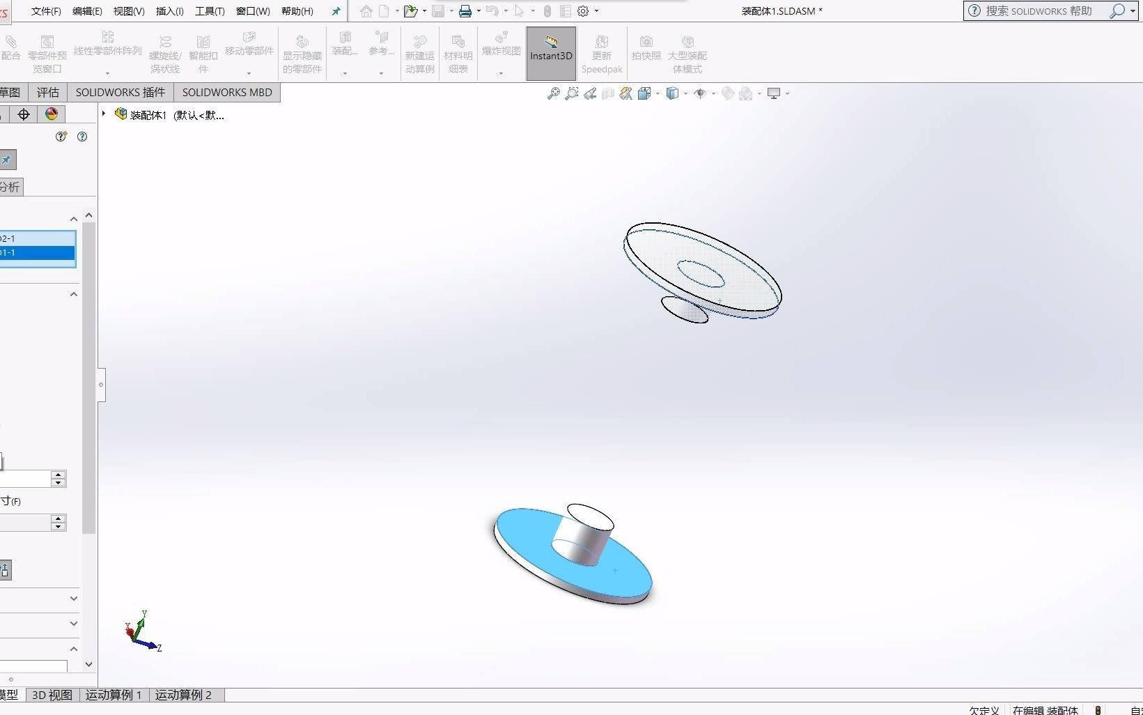 solidworks 弹簧压缩和拉伸