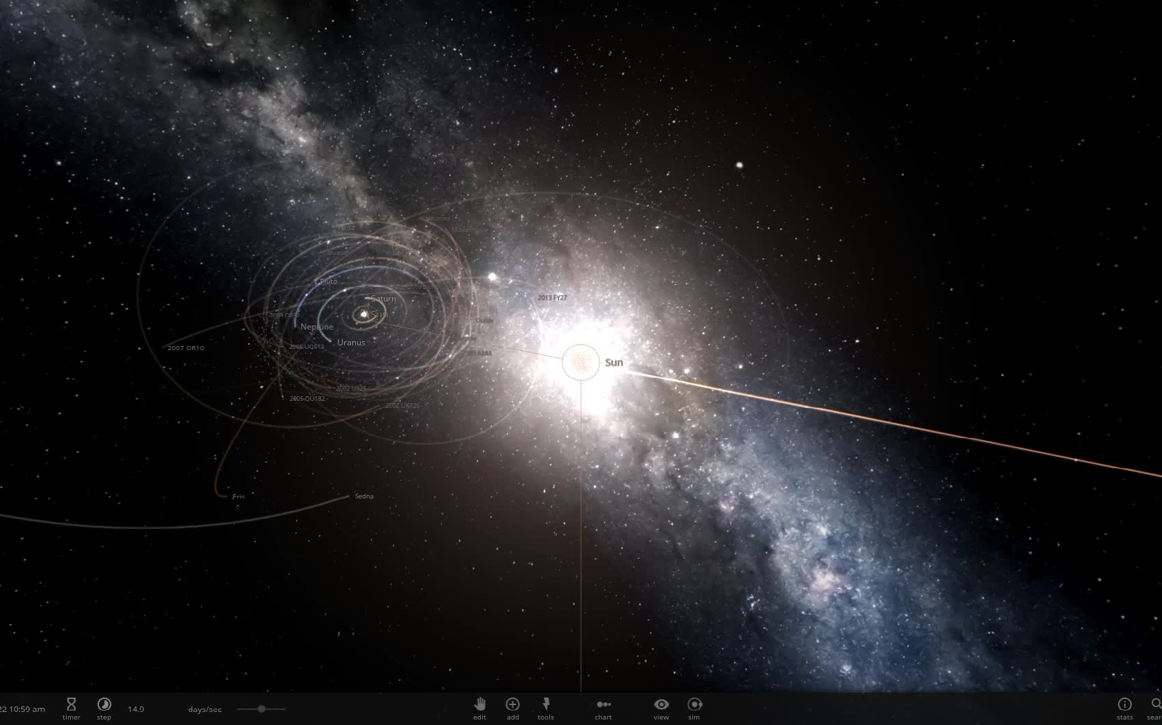 [宇宙沙盘2] 流浪恒星&黑洞 经过太阳系