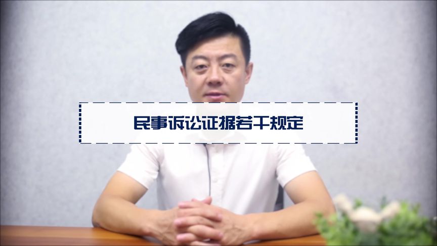 民事诉讼证据若干规定