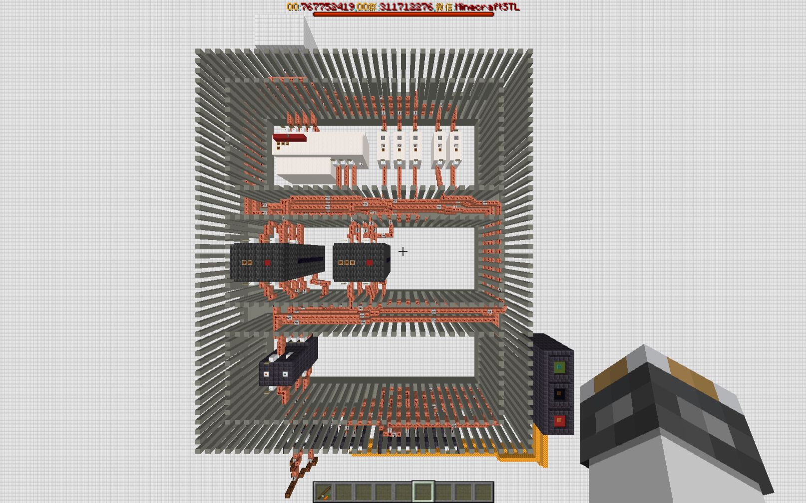 【MC】在我的世界里实现三相异步电动机的正、反转控制 补充: 保护...