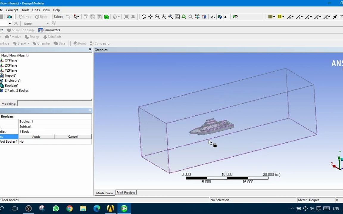 基于FLUENT多相流(VOF)的船舶数值模拟