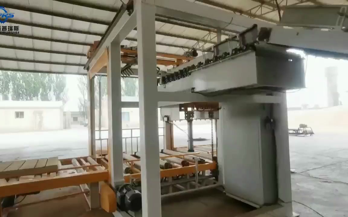腻子粉包装码垛生产线布局