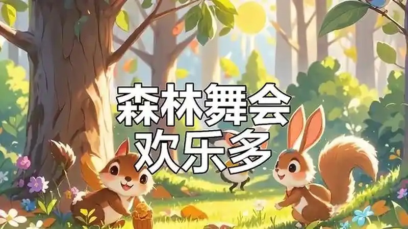 森林舞会大狂欢,动物们盛装出席!