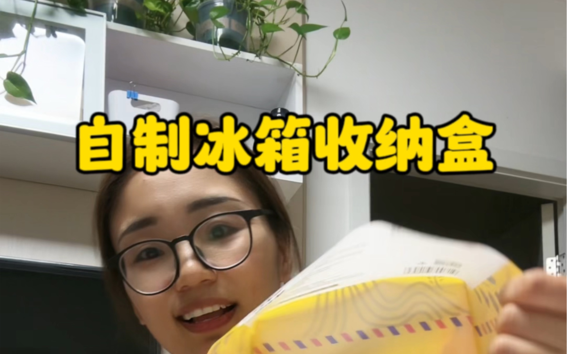 自制冰箱收纳盒,废物利用!#旧物改造 #实用小技巧 #收纳整理