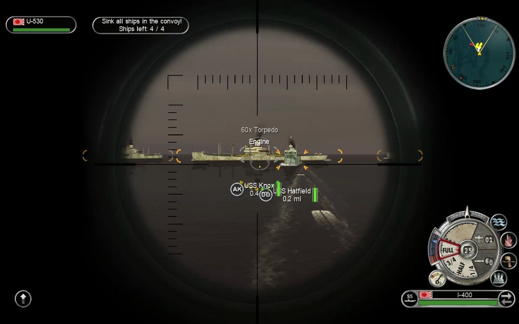 战斗位置太平洋,德日潜艇联合战斗,挑战猎潜航母驱逐舰队