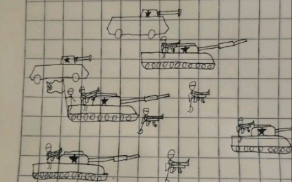自制火柴人动画(红军在行动)