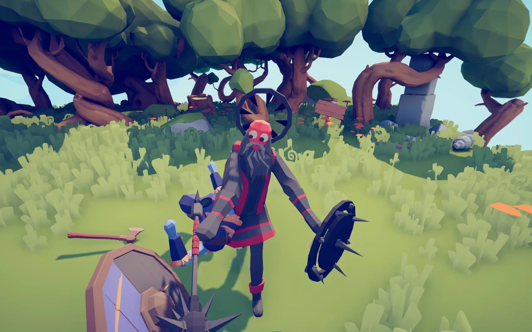 《全面战争模拟器》小老头的冒险02:小老头大喊要打十个!_单机游戏...